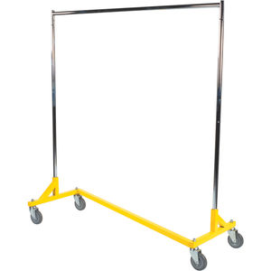 63"L x 24"W x 72"H Chrome/Steel Z-Rack Rolling Garment Rack | Fastenal