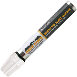 White Chisel Tip Xylene-Free Rock River® Paint Marker | Fastenal