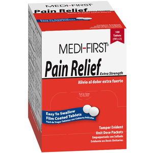 Pain Stoppers Extra Strength Pain Reliever w/ Aspirin 100Ct | Fastenal