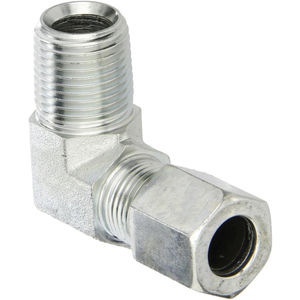 1/4" Tube x 1/8" Male NPT Steel 90° Compression Elbow | Fastenal