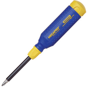 8.75" Blue/Yellow 15 In 1 MEGAPRO ORIGINAL™ Multi Bit Screwdriver ...