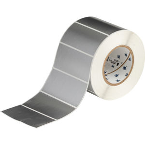 4" x 2" Silver Polyester Thermal Transfer Label Roll | Fastenal