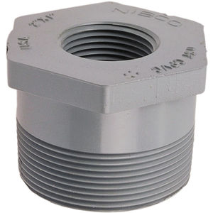 3/4" M-NPT x 1/2" F-NPT 300 lb CPVC Flush Threaded Reducer Bushing ...