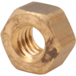 2BA Brass DIN 7934 British Hex Nut | Fastenal