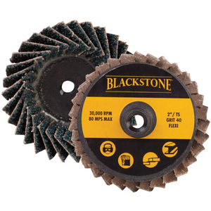 2" x Type S 40-Grit Zirconia Mini Flexible Blackstone® Flap Disc | Fastenal