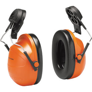 Deluxe Helmet Attach Orange NRR 23 Ear Muff | Fastenal