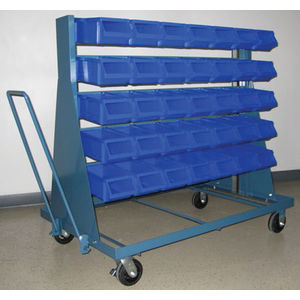70 Compartment Mobile Bin Unit w/ #1 Plastic Stackbins | Fastenal