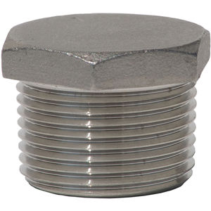1/4" M-NPT 304 Stainless Steel Hex Solid Pipe Plug | Fastenal