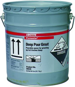 5gal Pail Gray Loctite® Fixmaster® Magna-Crete Concrete / Grout Repair ...