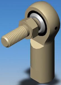 SPF6S 3/8" Female Low Carbon Steel Molded Rod End | Fastenal
