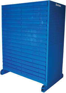 54-7/8"W x 29-5/16"D x 59-3/8"H Fastenal® Blue Steel 288-Drawer Cabinet ...