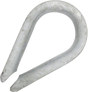 3/32-1/8" Closed Galvanized Wire Rope Thimble | Fastenal