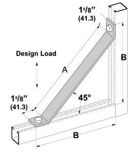 16" Angle Brace Fitting | Fastenal