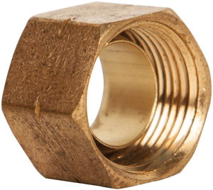 3/8" Tube Brass Captive Sleeve Compression Nut | Fastenal